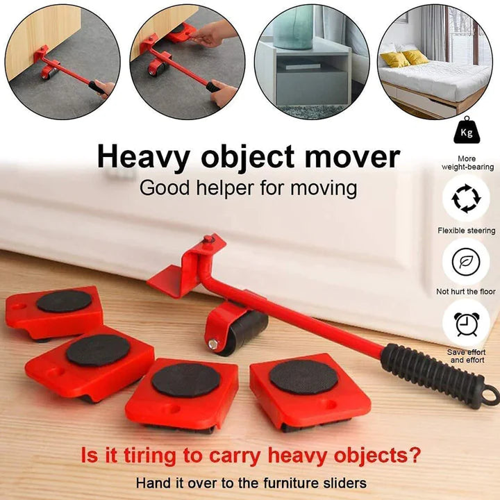 Easy Lifter Tool Moving System With 4 Wheel Sliders – Cooldrop