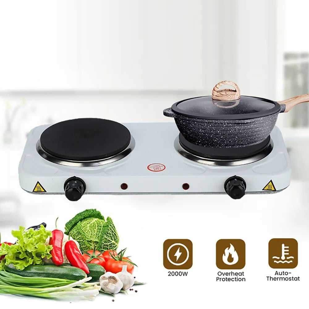 Double Electric Hot Plate 2000w – Cooldrop